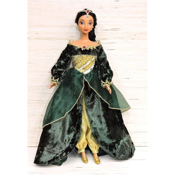Mattel | Games | Holiday Princess Disney Aladdin Jasmine Barbie 999 ...